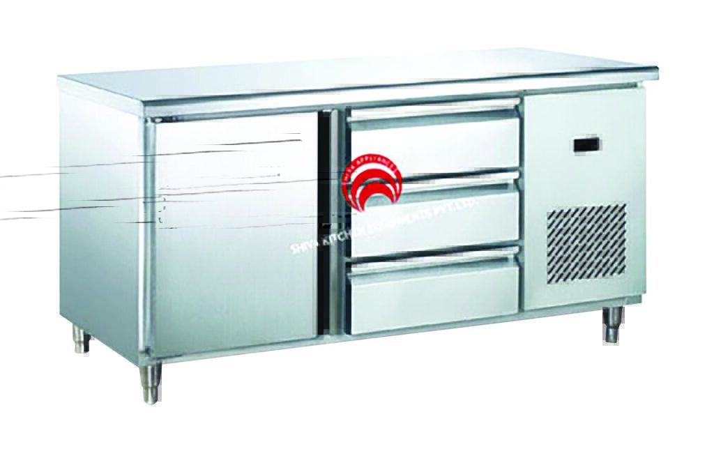 Worktop Refrigerator With Drawer – Shiva Kitchen Equipments Pvt Ltd